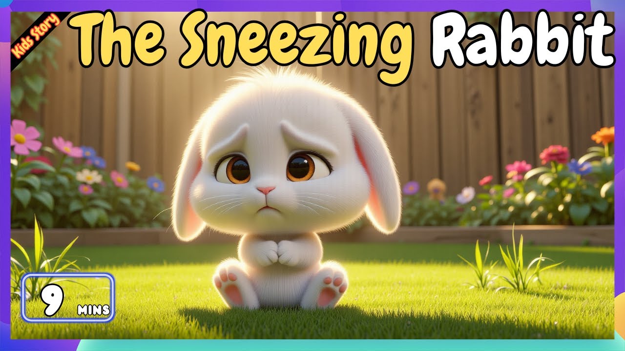 "The Sneezing Rabbit"| Bedtime Story for Kids| Read Aloud & Animated ...