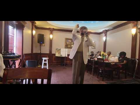 Ray Apollo Allen sings "Knock On Wood" at The Blue Dolphin Bar and ...