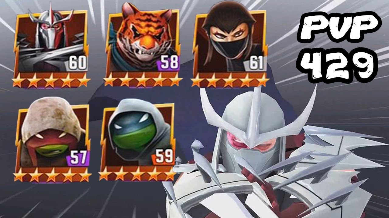 TMNT Legends PVP 429 (Leonardo Vision, Raphael Vision, Shredder, Karai ...