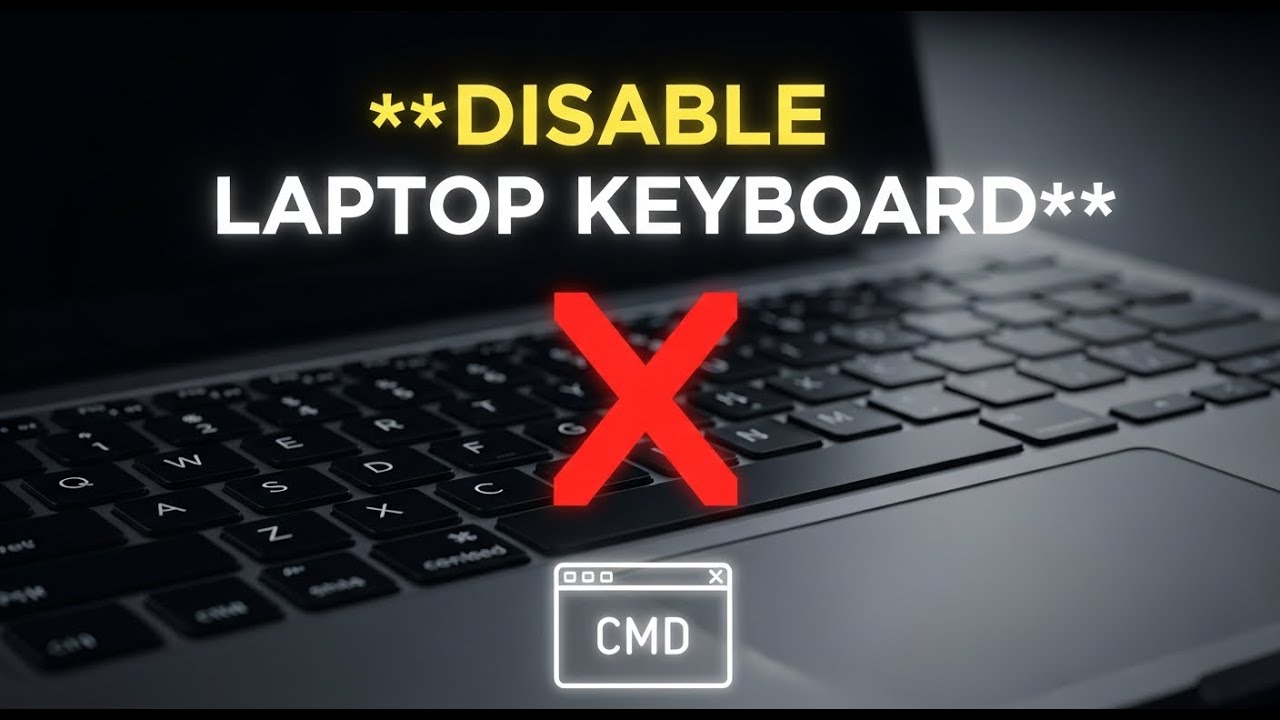 [Fixed] ️ Disable Laptop Keyboard ⌨️ Disable Laptop Keyboard Using Cmd ...