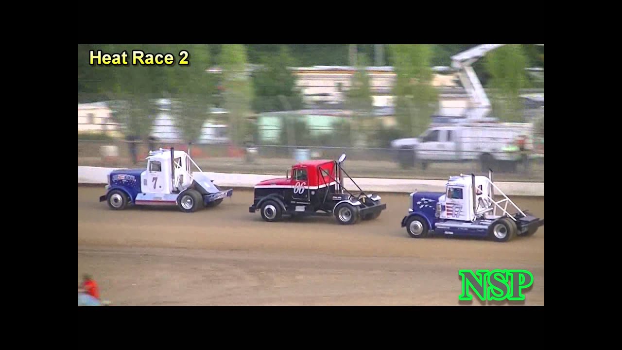 August 15, 2015 Rolling Thunder Big Rigs Heat Races 1 & 2 Grays Harbor ...
