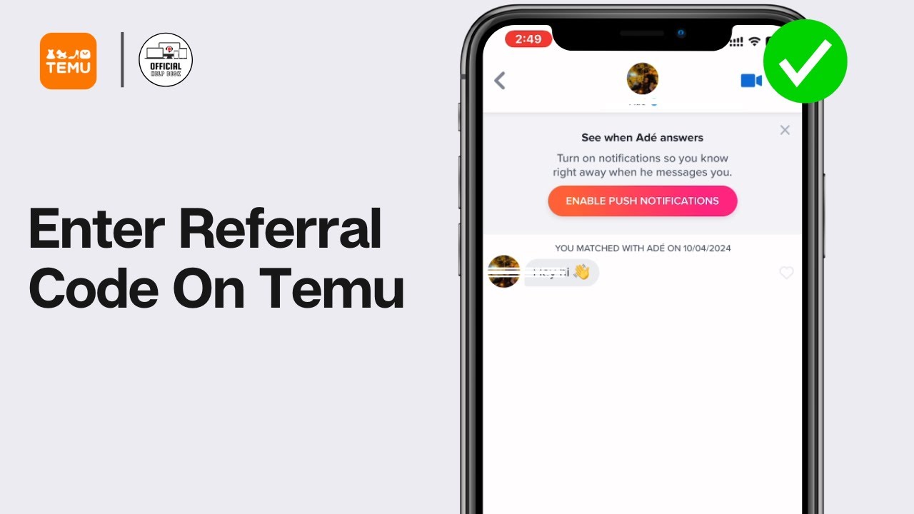 How To Enter Referral Code On Temu App (2024) - YouTube
