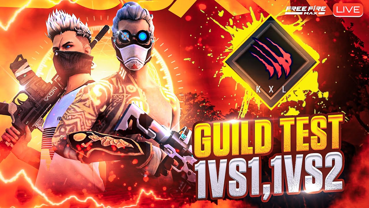 LIVE GUILD TEST || 1V1 GUILD TEST 🔥 #CLASSYFF #NONSTOPFF - YouTube