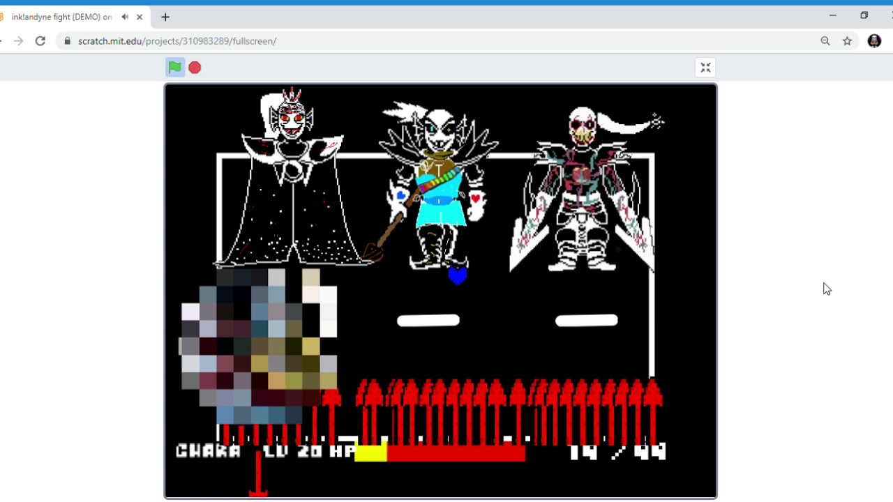 ink!undyne fight DEMO - YouTube