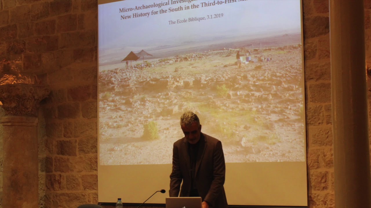 Israel Finkelstein - Micro-Archaeological Investigations in the Negev ...