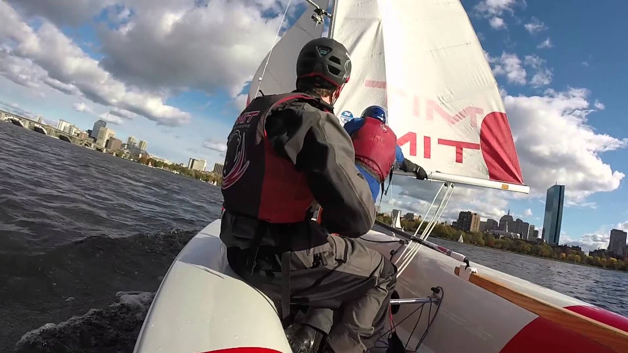 MIT 420 Sailing on Charles River - YouTube