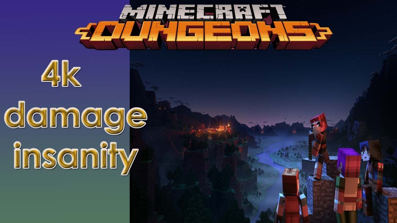 Minecraft Dungeons -4K damage insanity | Fails & WTF Moments. - YouTube