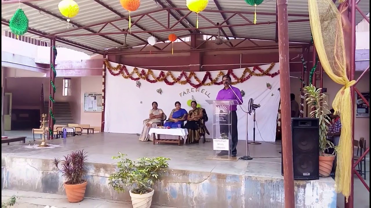 FAREWELL SPEECH TO THE STUDENTS OF CLASS XII (2017-18) - YouTube