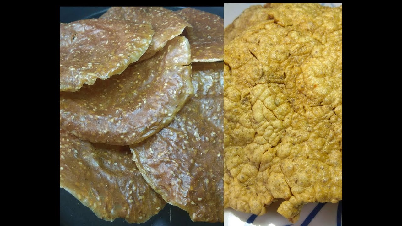Khandeshi bajari che bivade paped store for years | Millet papad ...
