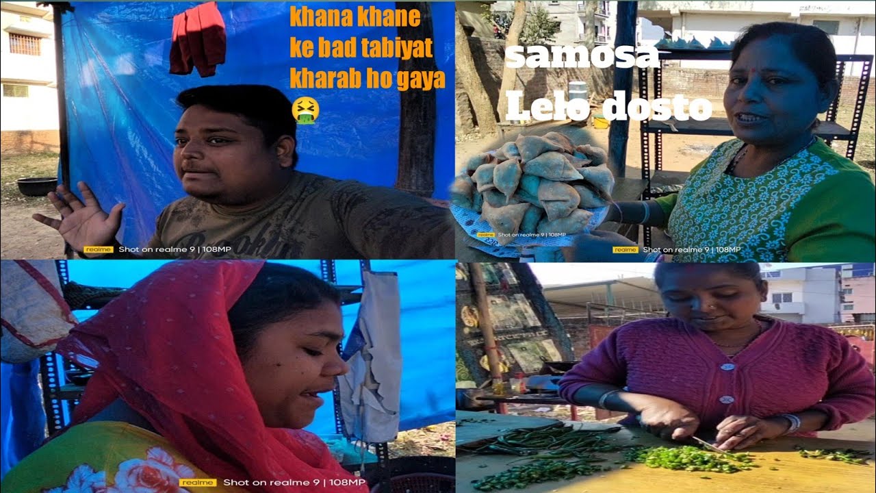 Do din ke bad samosa dukan khola 😭 || Samosa wali aunty ️ - YouTube