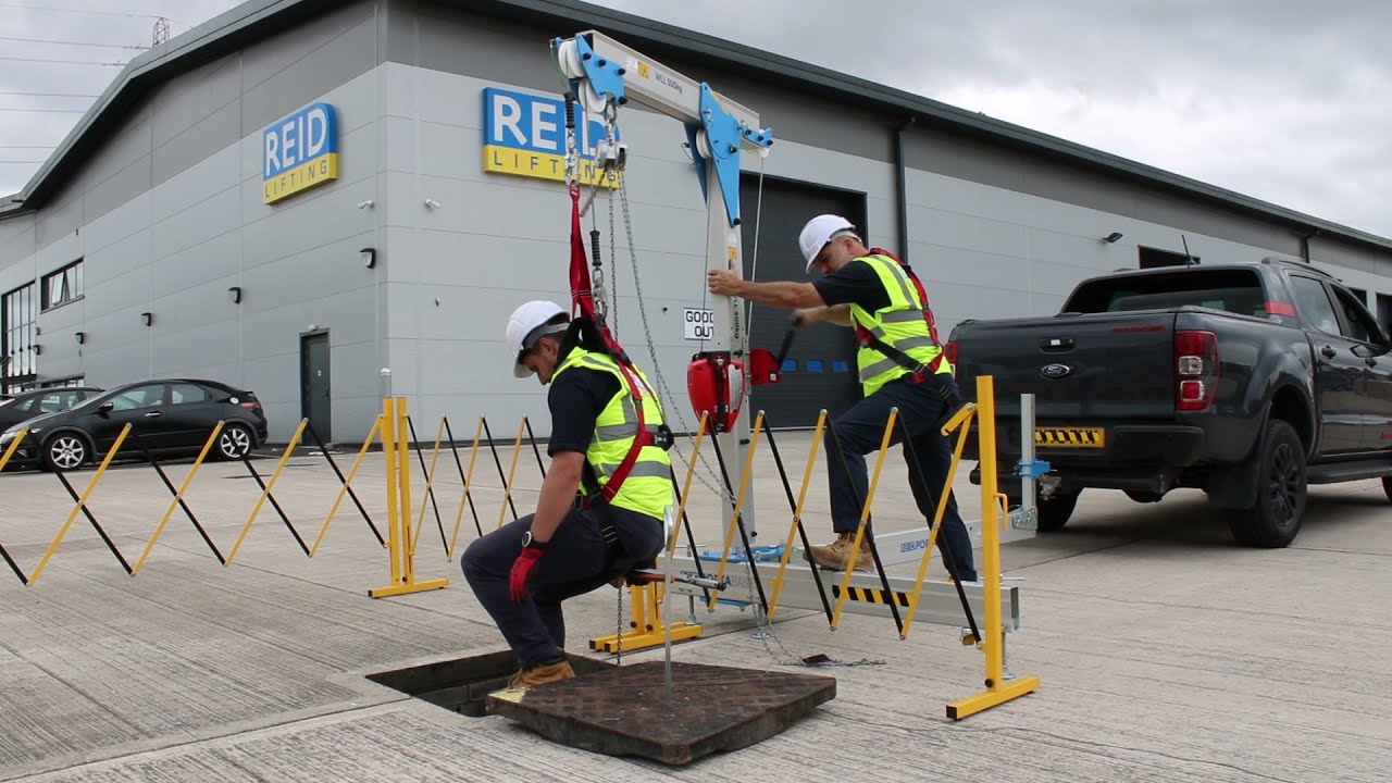 REID Lifting - Porta Base Counterbalance Trailer Hitch - confined space ...