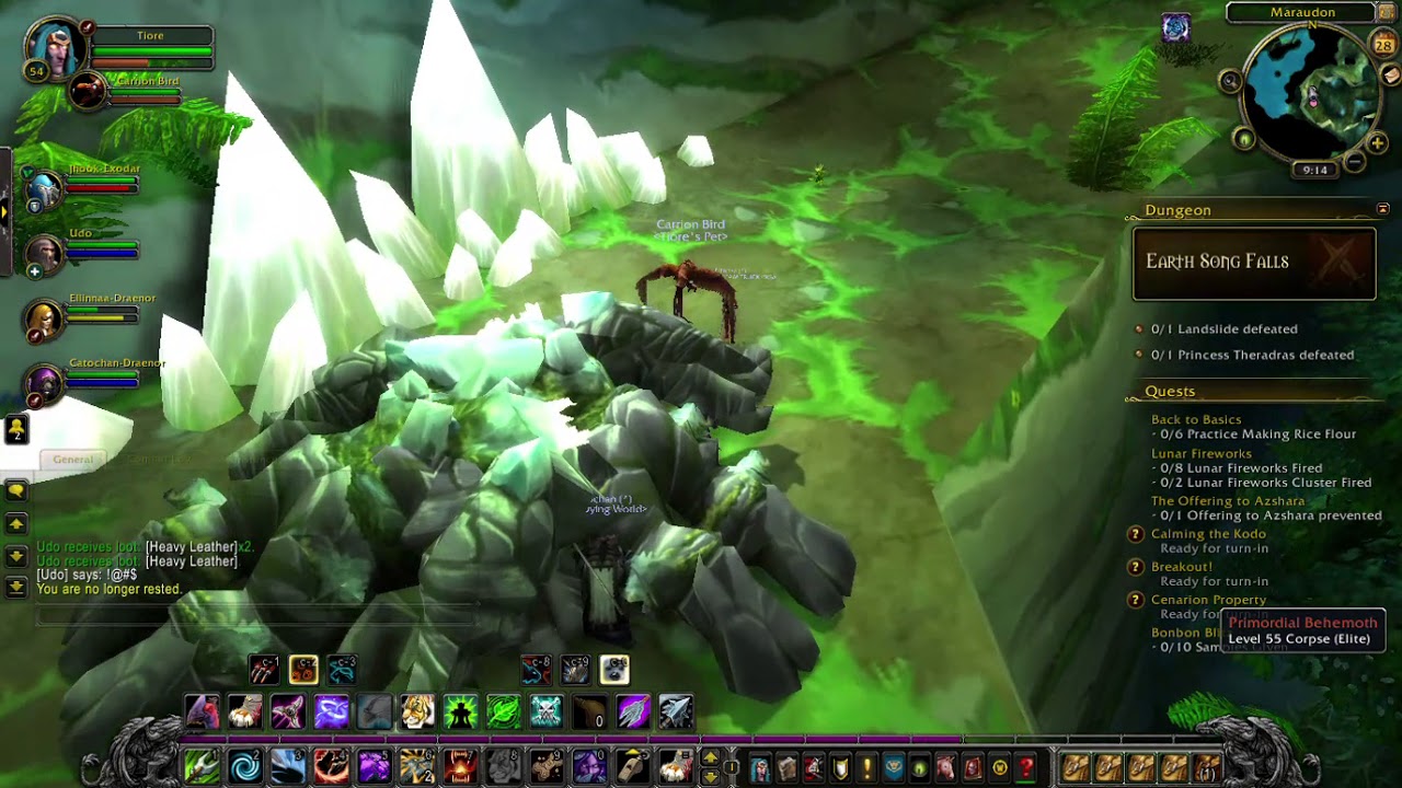 World of Warcraft - Maraudon - Earth Song Falls Dungeon - YouTube