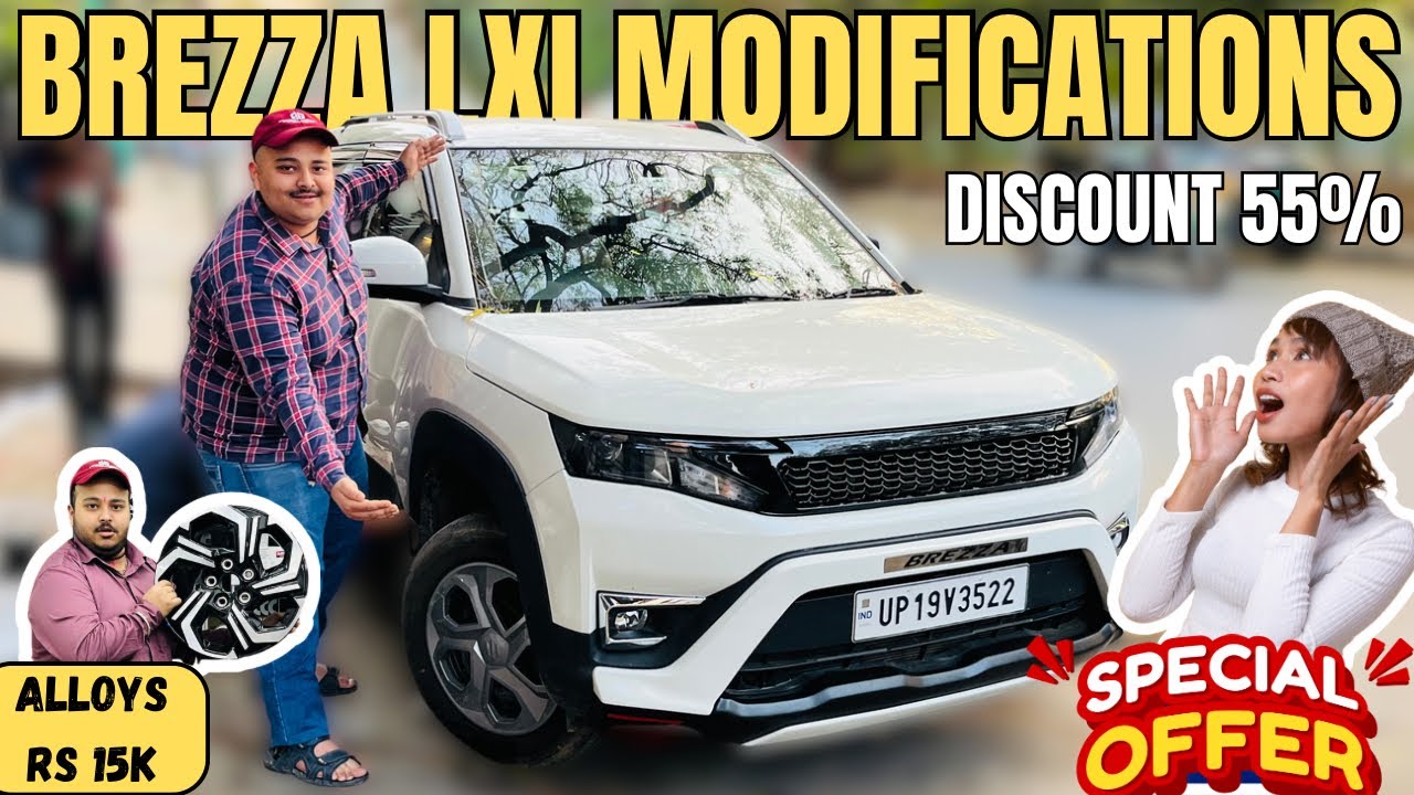 2025 Brezza Facelift Base Model Modified with Price | Brezza Lxi Cng ...