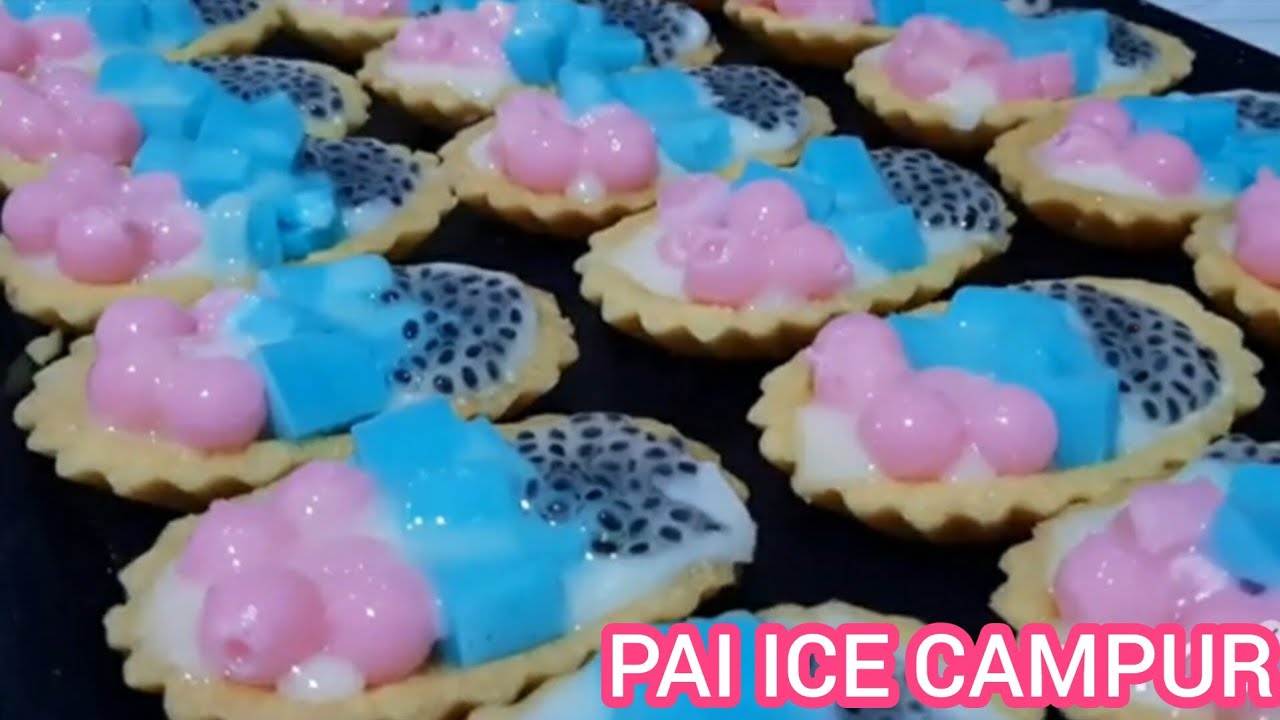 RESEP PAI PUDING ES CAMPUR SIMPLE SEGAR DIMAKAN DINGIN - YouTube