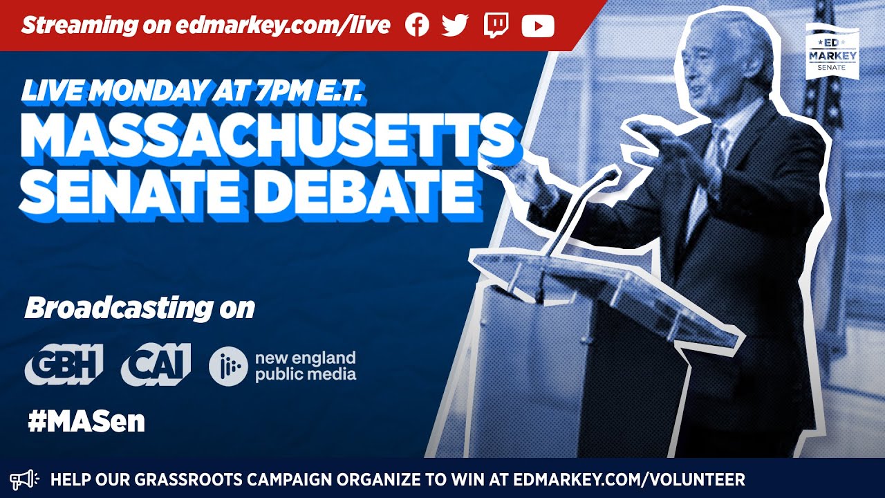 Watch Ed Markey at the Final Massachusetts Senate Debate - YouTube
