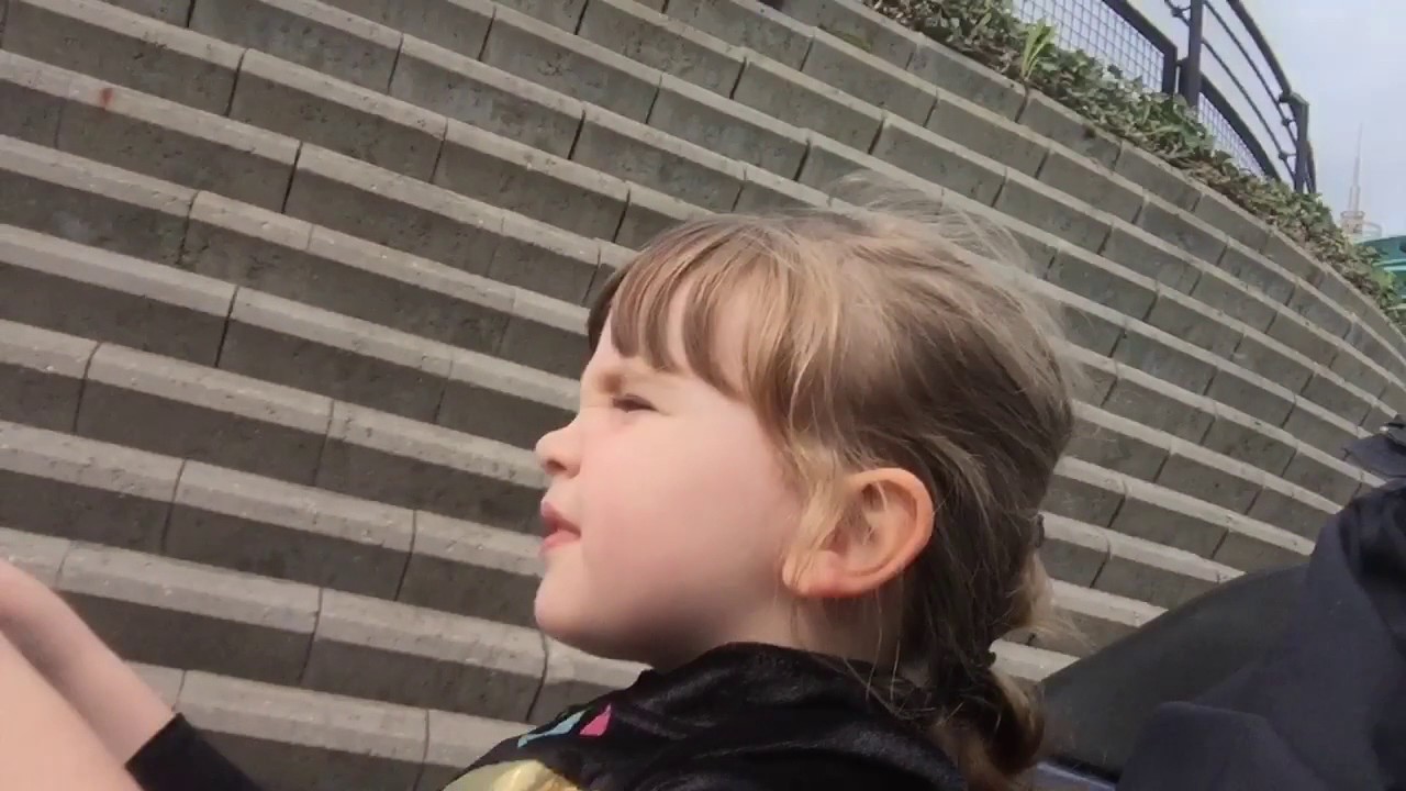 Emily driving on Autopia at Disneyland Paris - YouTube