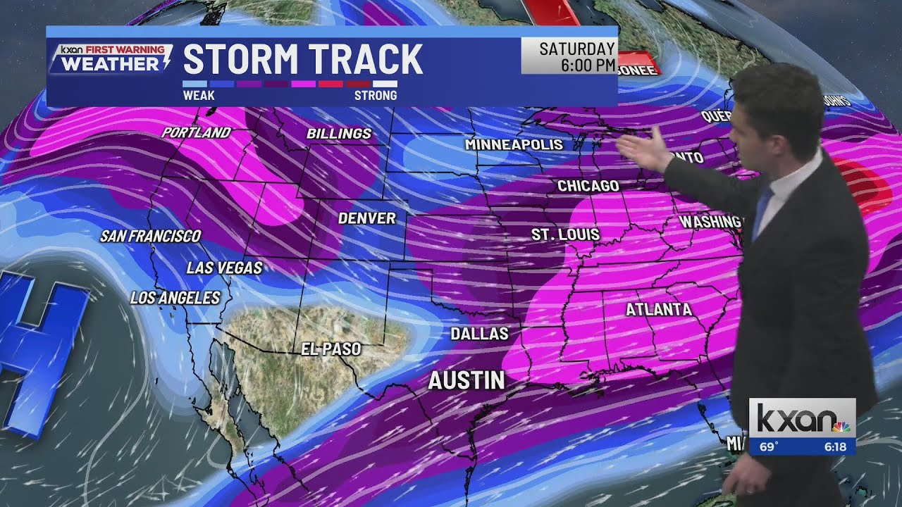 Big temp swings, not a lot of rain in Texas | KXAN Weather Forecast ...