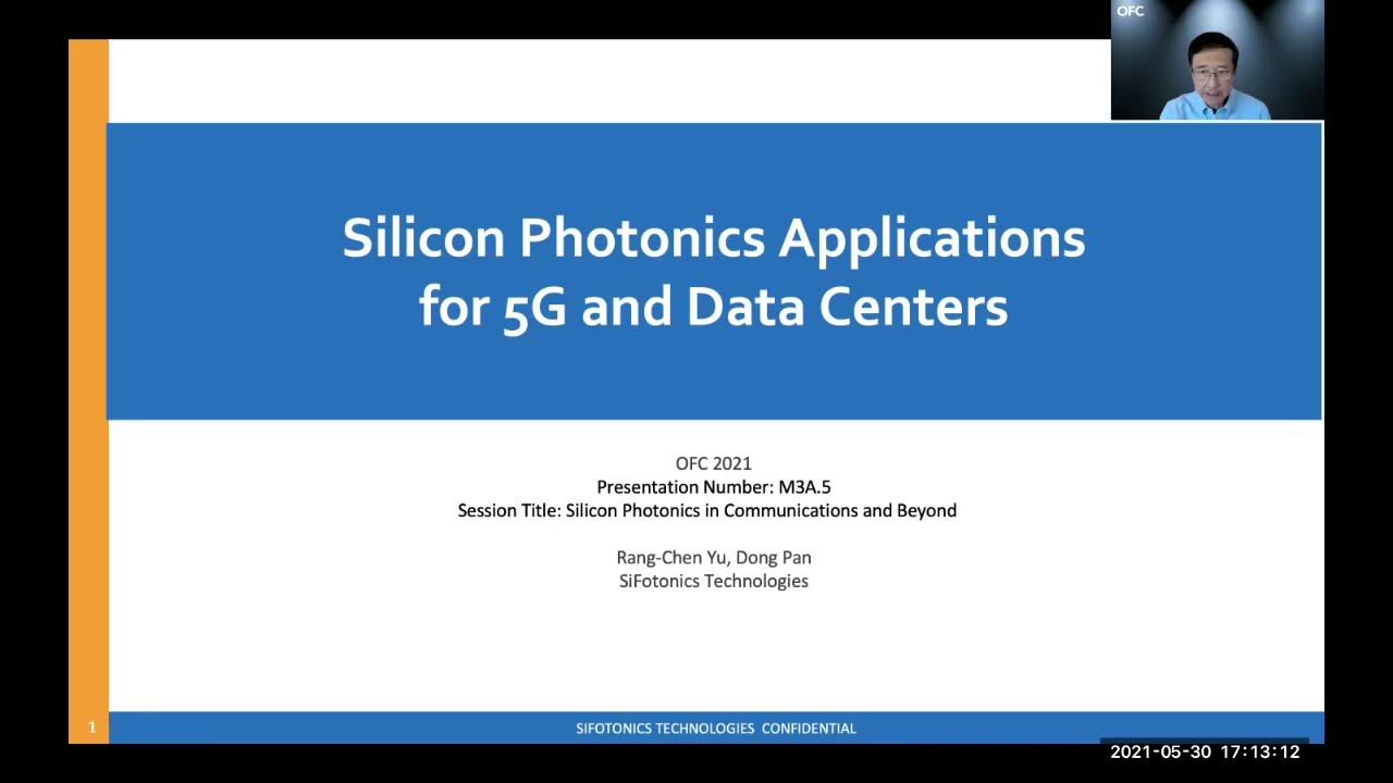 Silicon photonics applications for 5G and Datacenters - YouTube