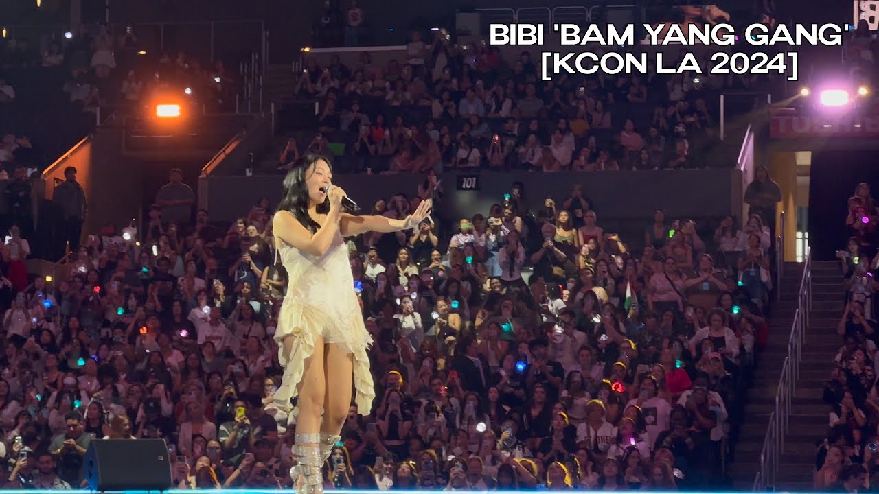 [4K] [KCON LA 2024] BIBI (비비) 'Bam Yang Gang (밤양갱)' - YouTube