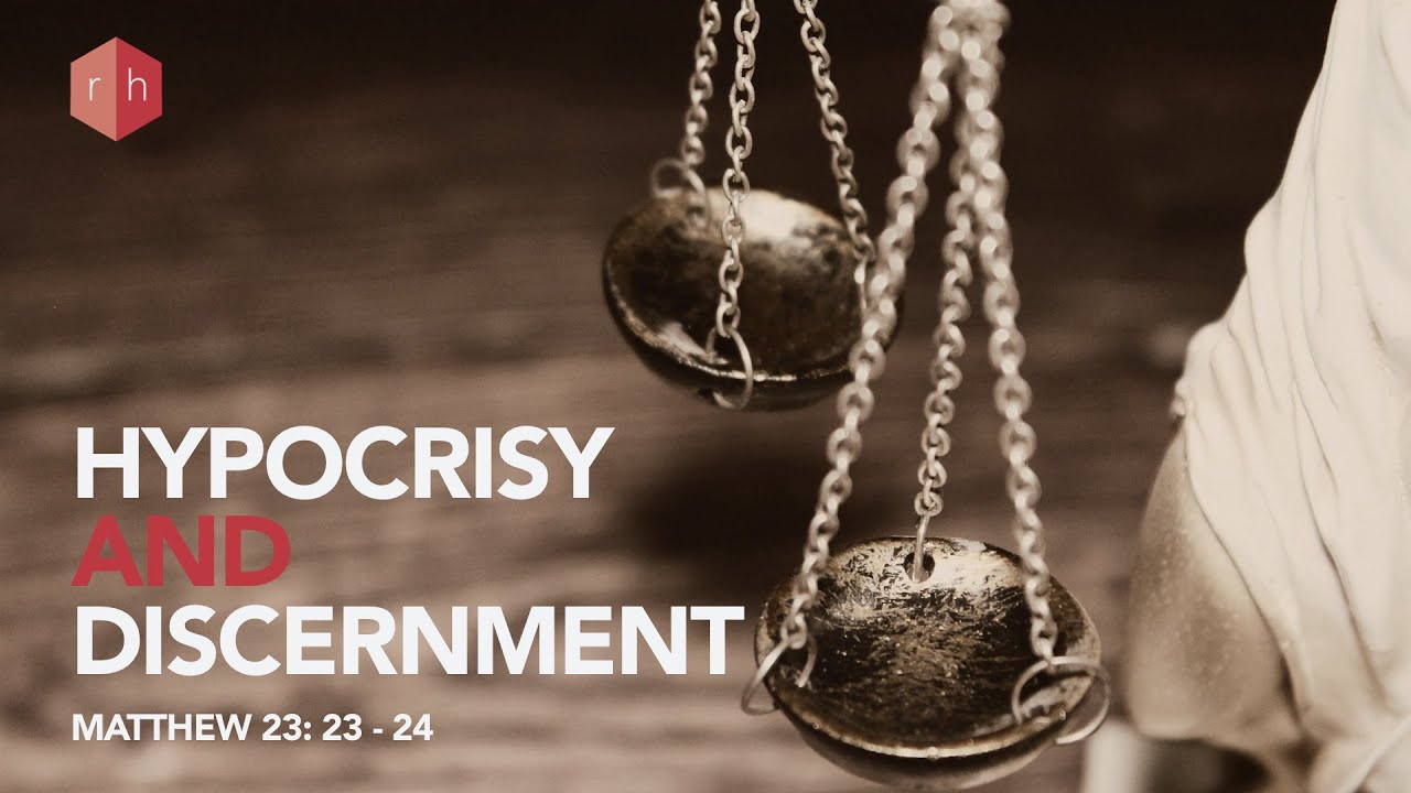 Hypocrisy and Discernment | Matthew 23: 23-24 | Michael Teddy - YouTube