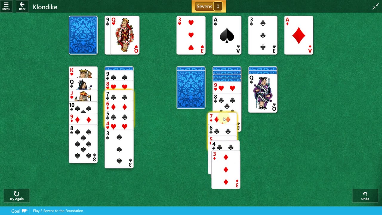 Microsoft Solitaire Collection - Klondike - January 12 2017 - YouTube