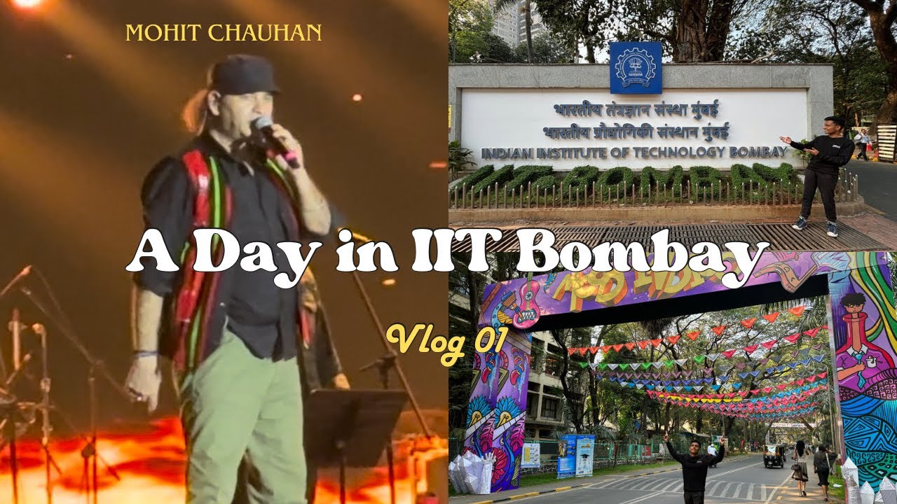 Life at IIT Bombay, Campus tour , Mood Indigo Cultural Festival #iit# ...