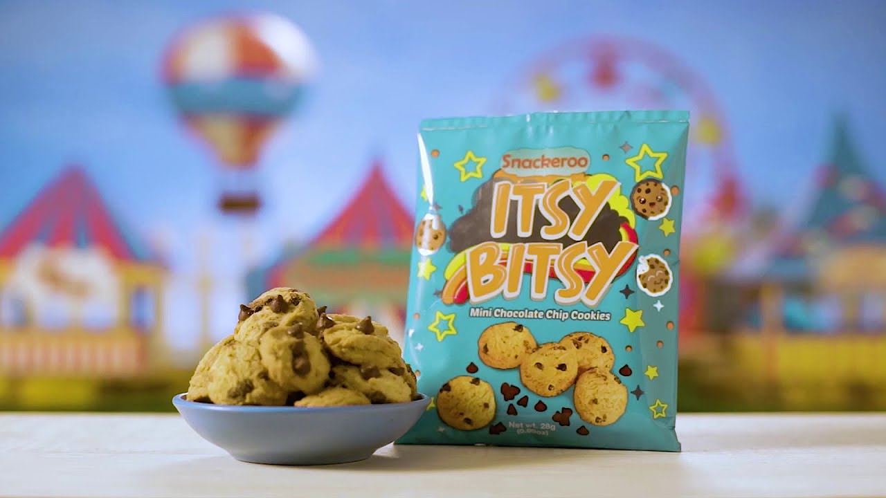 ITSY BITSY mini choco chips cookies by SNACKEROO - YouTube