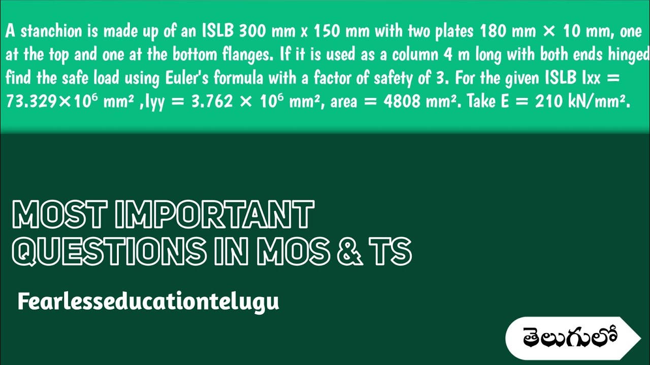 Mechanics of solids and theory of structures | strength of materials ...
