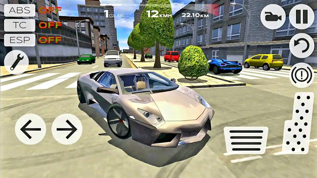 Extreme Car Driving Simulator |Lamborghini Reventon Crazy Driving ...