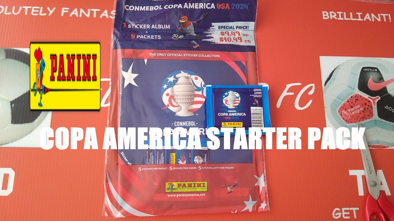 ***NEW 1ST LOOK*** PANINI COPA AMERICA 2024 STICEKRS ***STARTER PACK ...