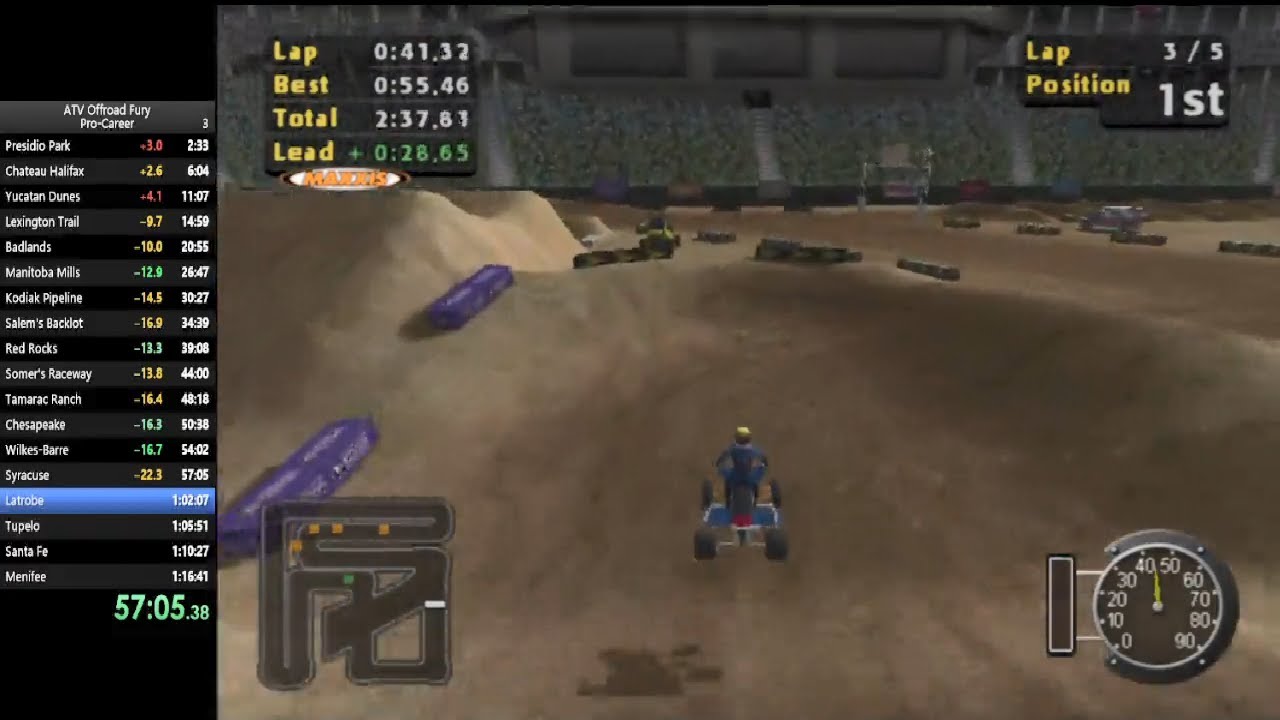 ATV Offroad Fury - Pro-Career in 1:16:08.43 - YouTube