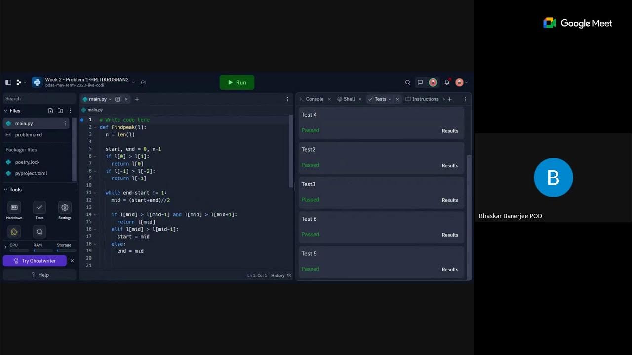 PDSA_Week 2 Live Coding - YouTube