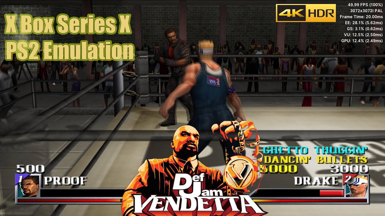 Def Jam Vendetta PS2 X Box Series X Emulation - 4K HDR #retrogaming #ps2 #retroarch - YouTube