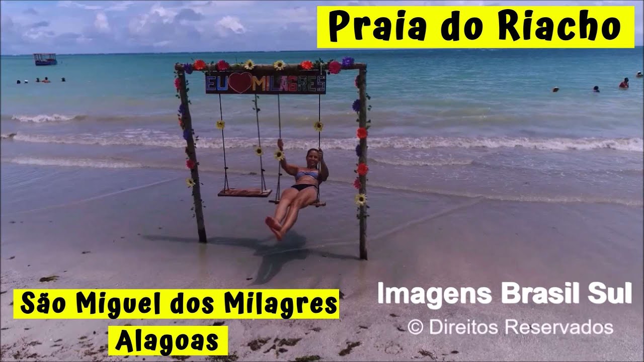 PRAIA do RIACHO | SÃO MIGUEL dos MILAGRES | Alagoas (Aéreas Drone ...