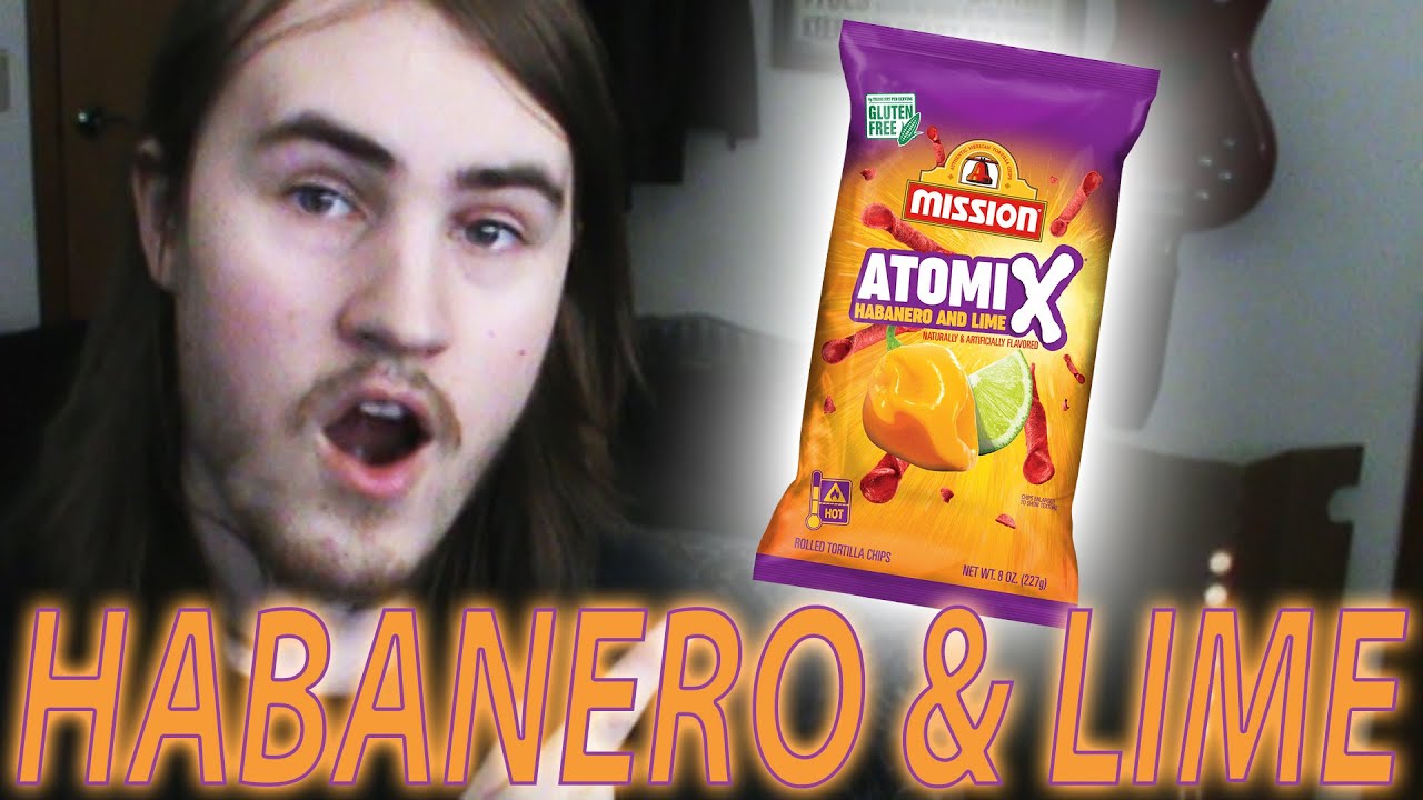 ATOMIX HABANERO & LIME FLAVORED CHIPS REVIEW - YouTube