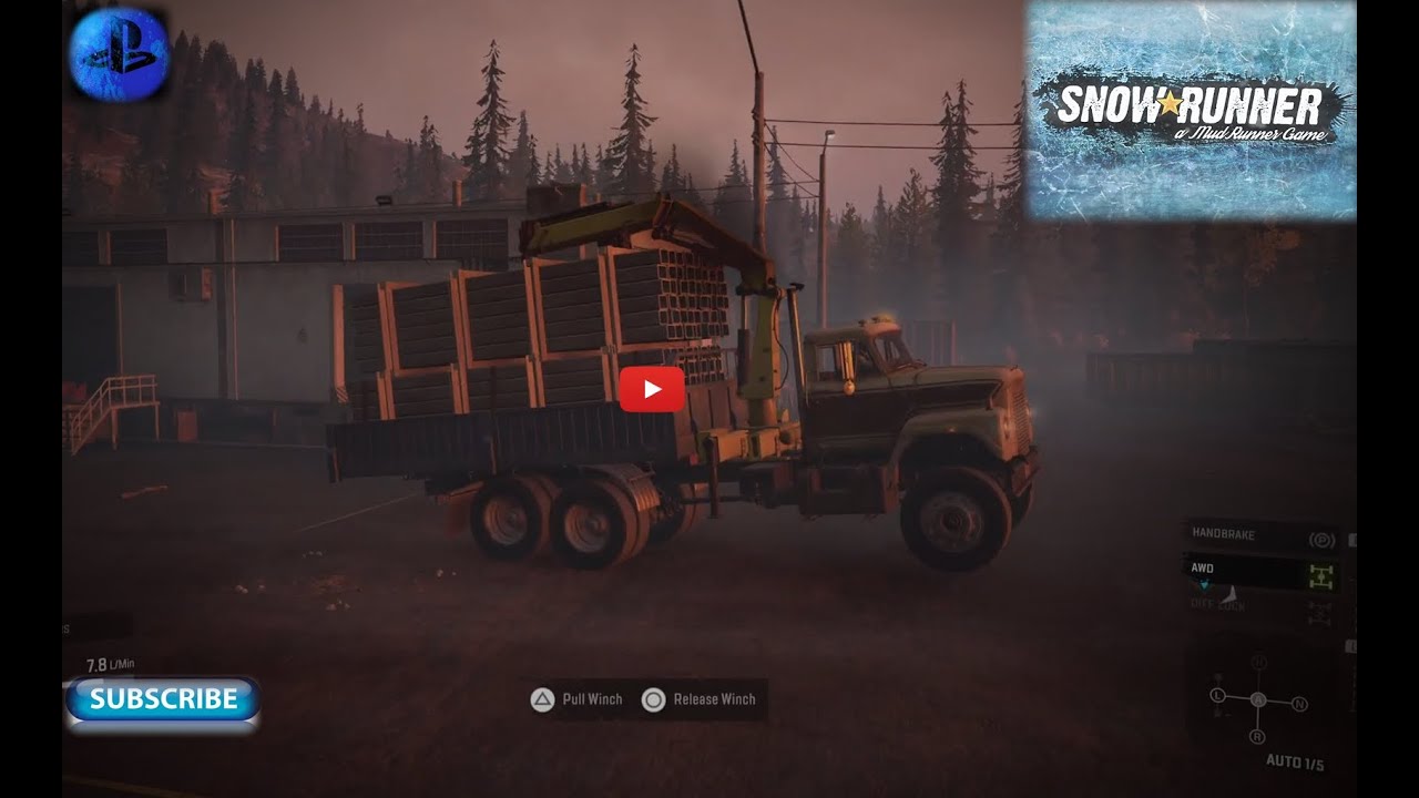 Snow runner : PS5 gameplay Construction of the Drill. episode 1 : part ...