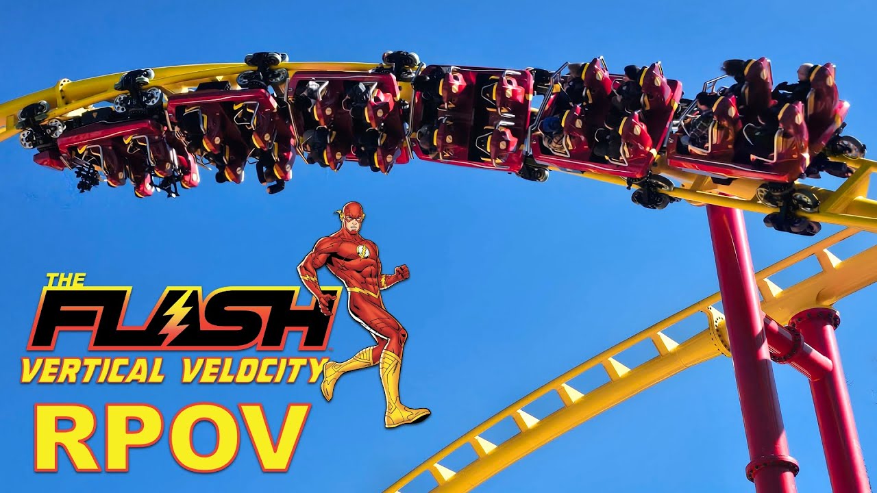 Flash Vertical Velocity RPOV - March 27, 2025 At Six Flags Great Adventure - YouTube