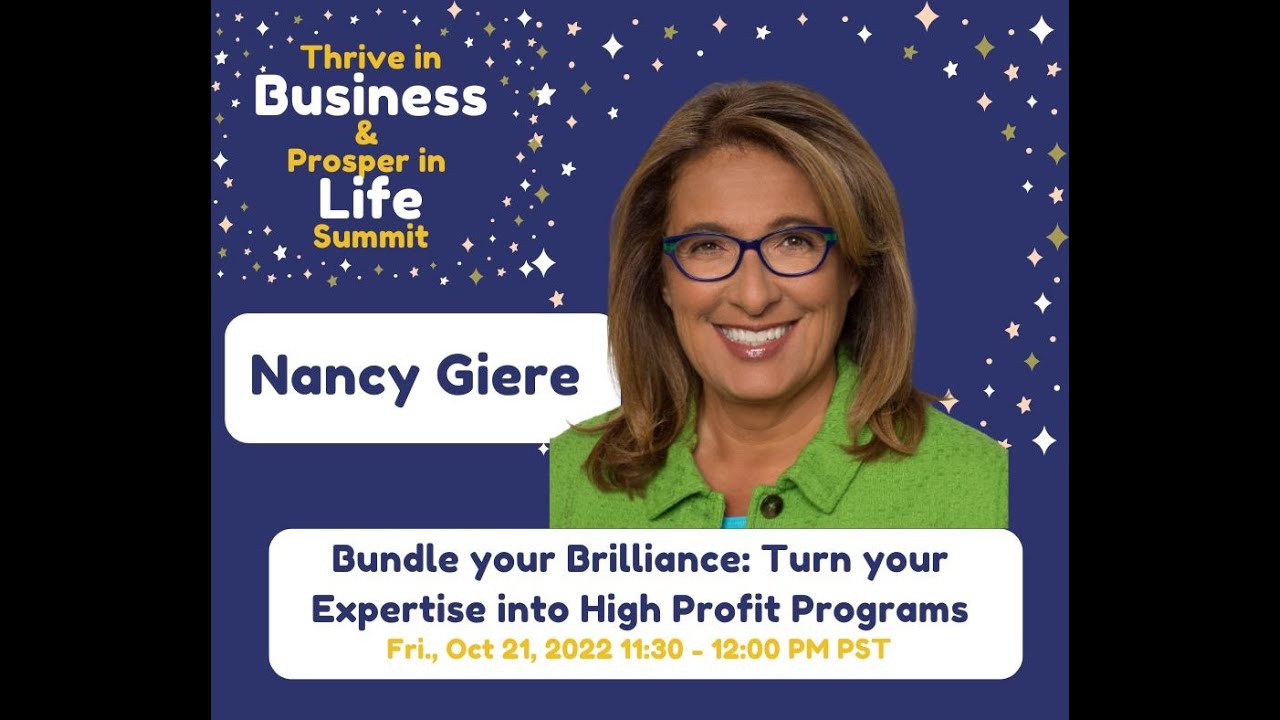 Bundle your Brilliance: Turn your Expertise into High Profit Programs ...