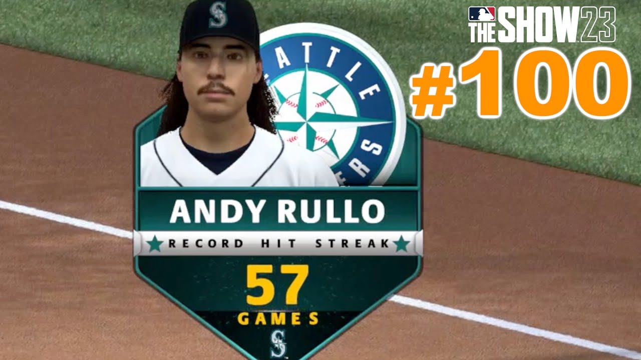 A 57-GAME HIT STREAK! | MLB The Show 23 | Road to the Show #100 - YouTube