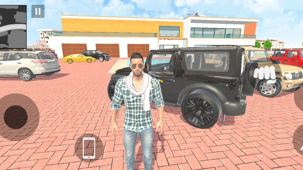 🤔Thar modified/ indian thief auto game/thar in showroom delivery 🚚 ...