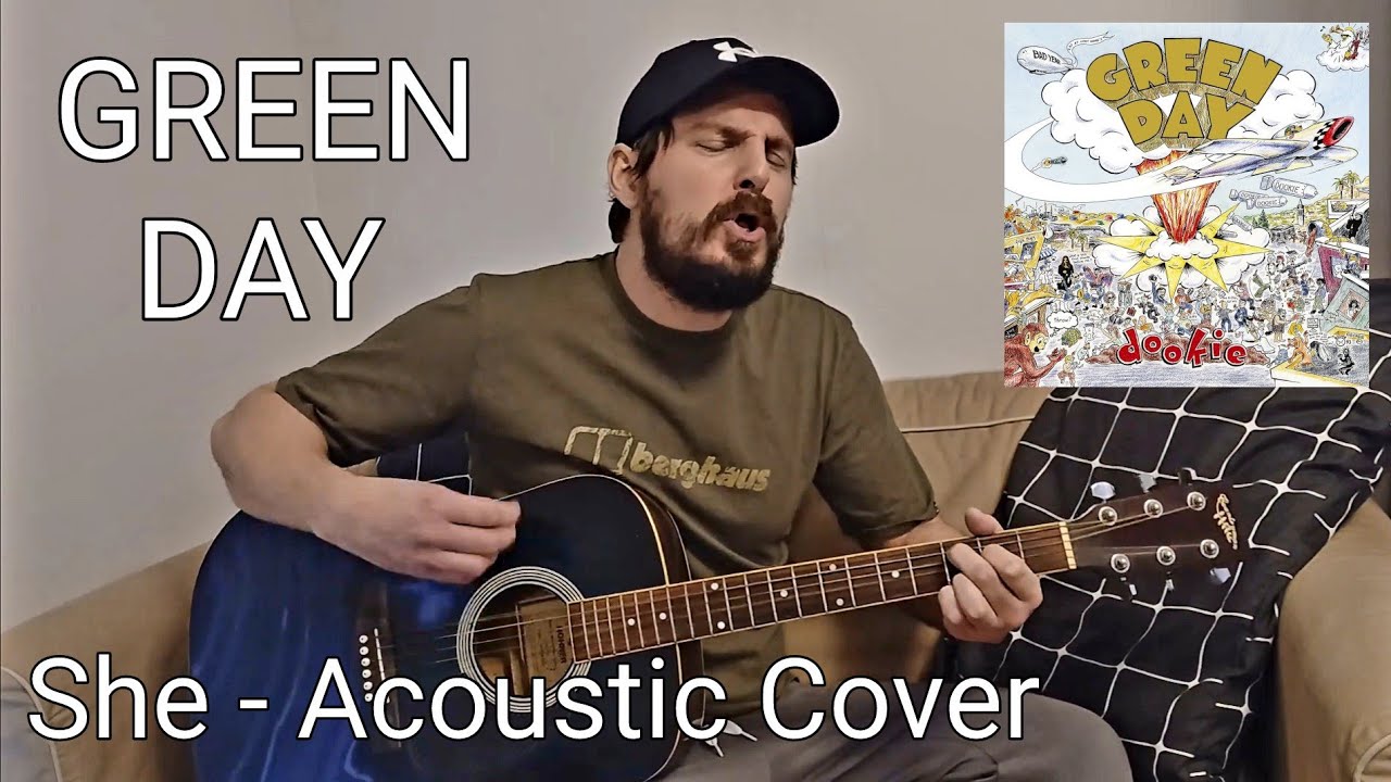 Green Day - She Acoustic Cover - YouTube