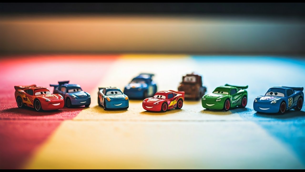 Disney Pixar Cars Lightning McQueen Revs Up for an Exciting Race of ...