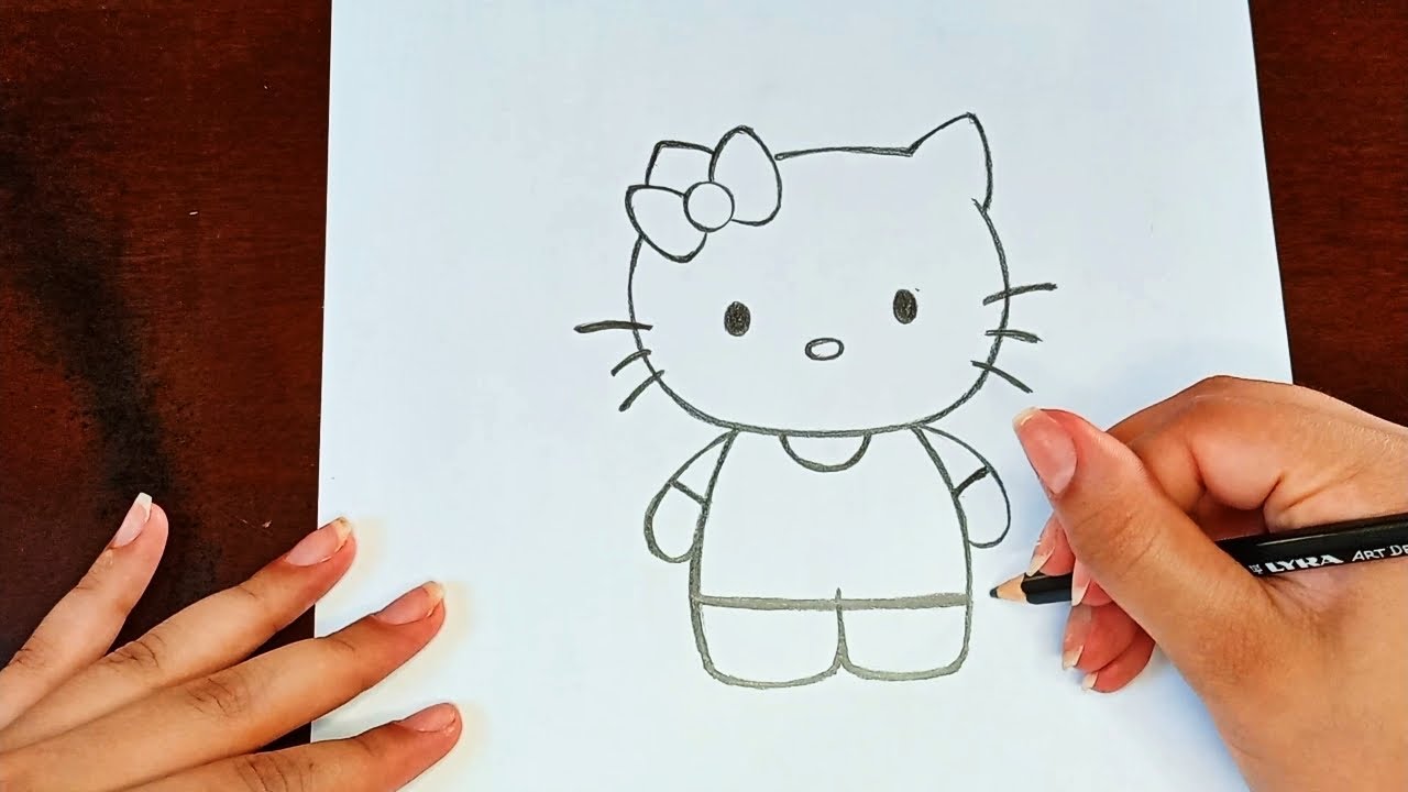 How to draw Hello Kitty ⎥Tutorial Beginner Friendly ⎥Step by Step - YouTube
