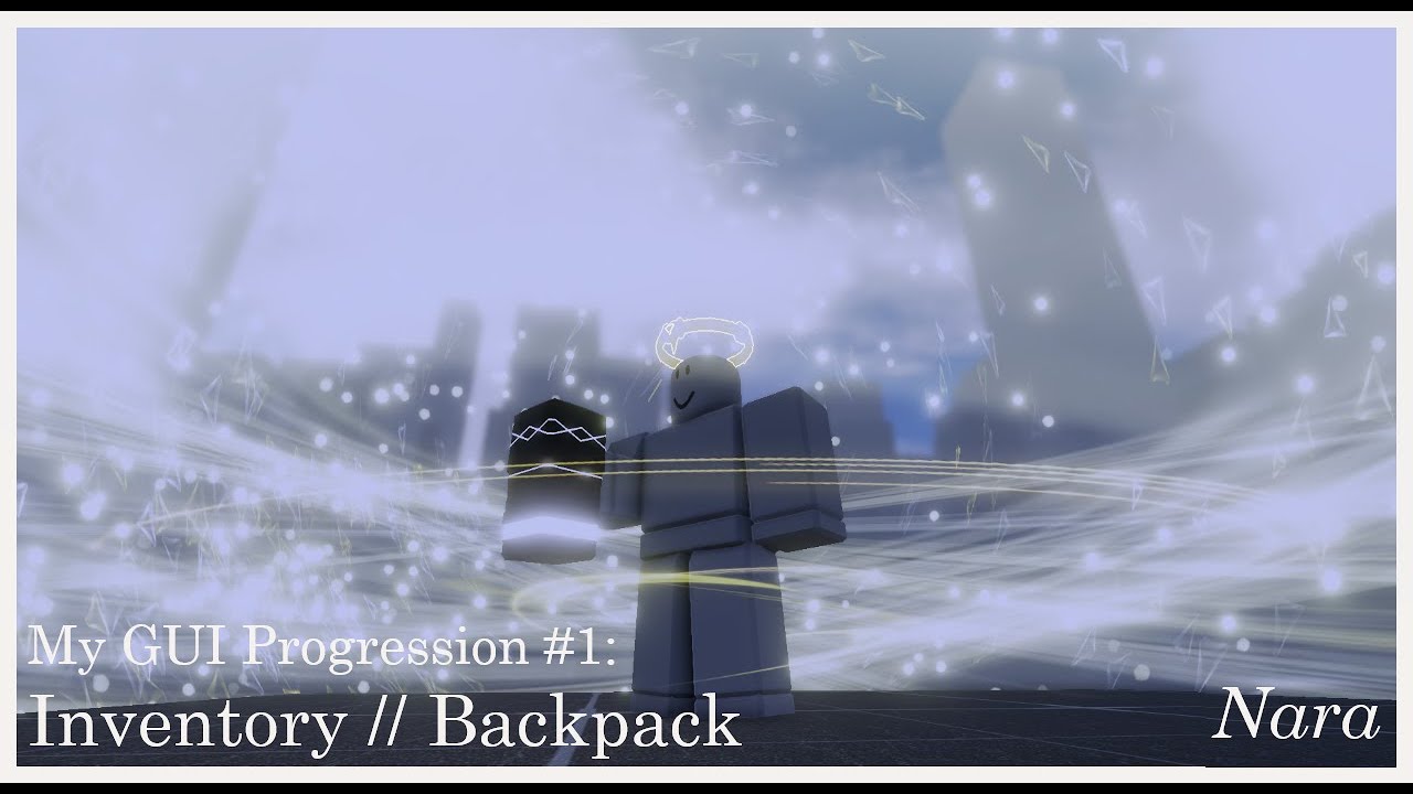 My GUI Progression #1 - Inventory // Backpack - YouTube