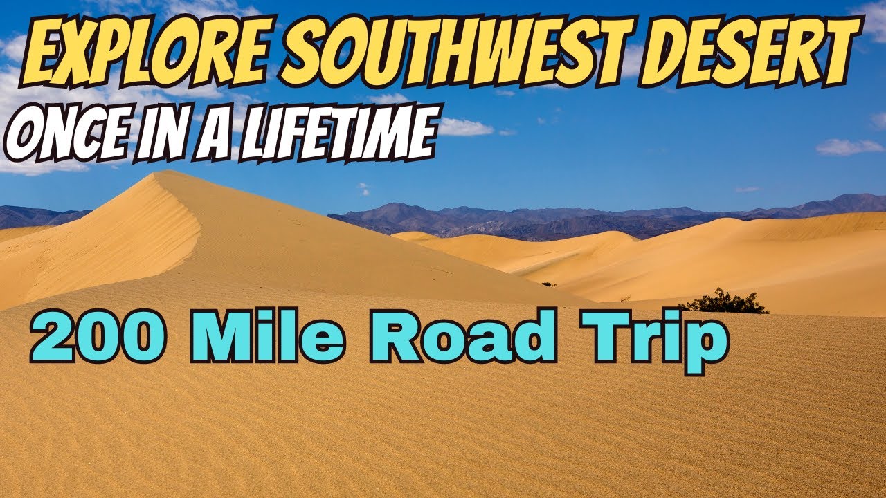 Southwest Desert 200 Mile Road Trip Yuma Arizona - YouTube