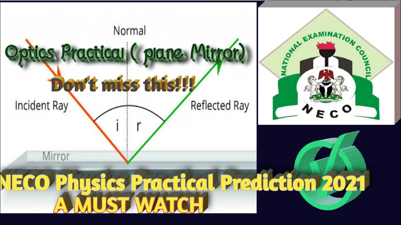 NECO Physics Practical on Plane Mirror (Optics) @sellaxi - YouTube