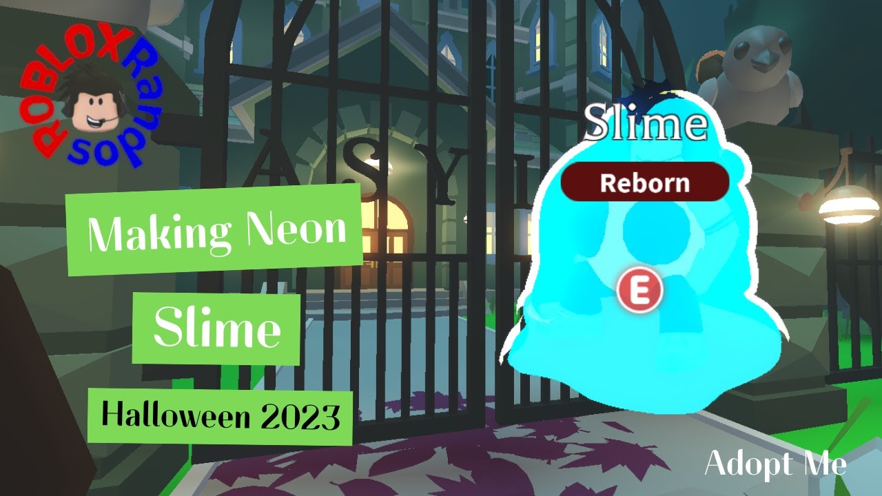 Making NEON SLIME in Adopt Me Roblox! - YouTube