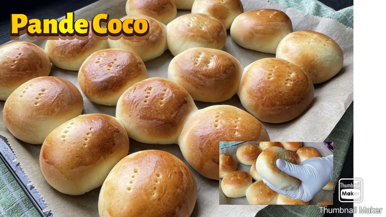Pande Coco very soft fluffy and easy recipe - YouTube