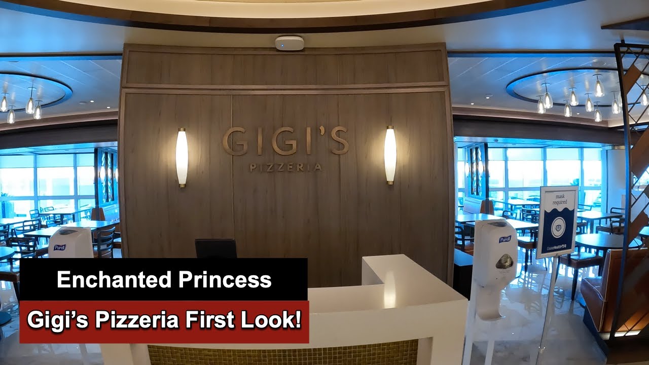 Enchanted Princess Gigi’s Pizzeria - First Look | Inaugural Sailing ...