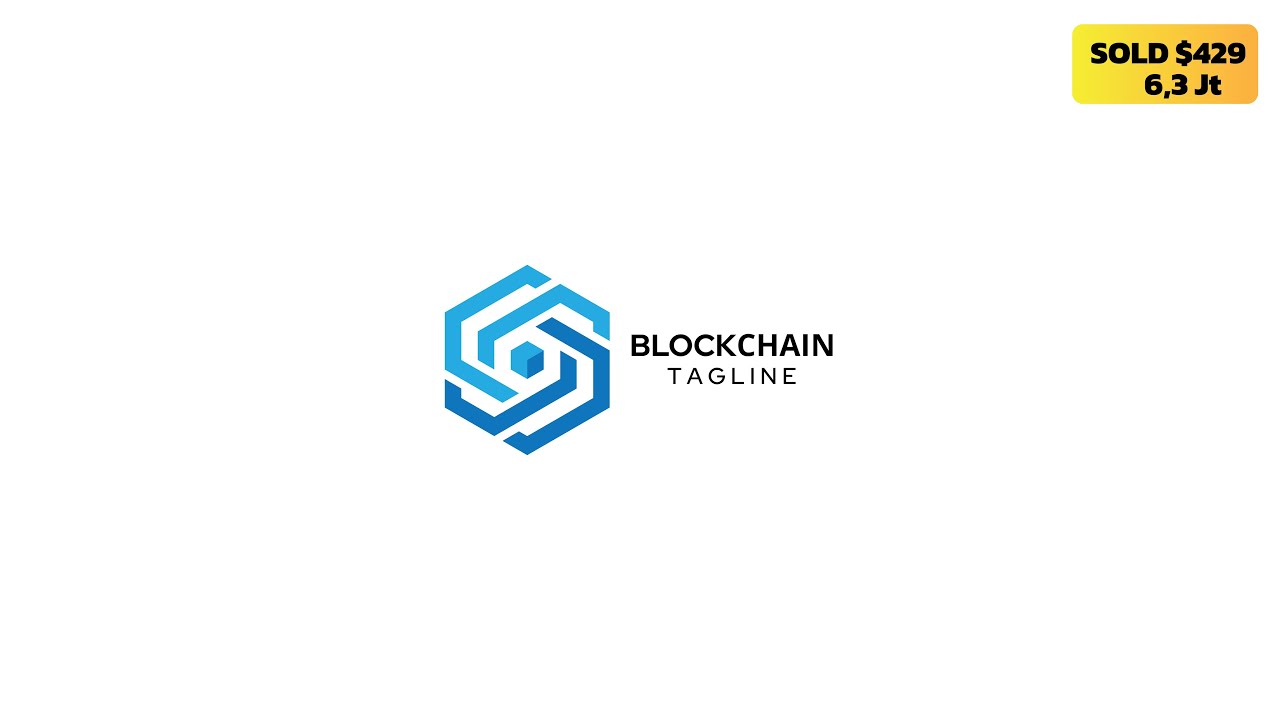 Adobe Illustrator - Tutorial Mendesain Logo : BLOCKCHAIN - YouTube